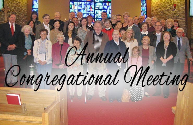 Annual Congregational Meeting | Grace Lutheran Church, Lutherville MD